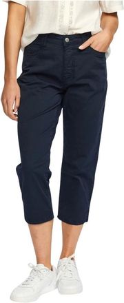 2-Biz Femme, Pantalons, Bleu, Taille: 40 FR Cropped Pantalons