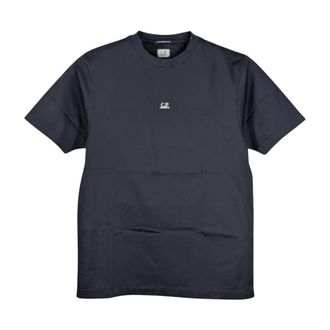C.P. Company C.p. Company, Homme, Tops, Bleu, Taille: M T-shirt Manches Courtes