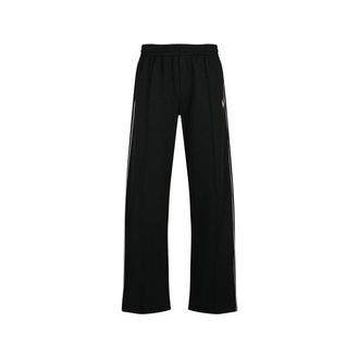 Casablanca Pantalon logotyp&eacute; en coton m&eacute;lang&eacute;