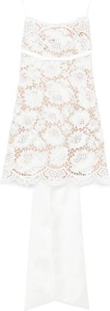 Self Portrait Lace Scalloped-hem Dress