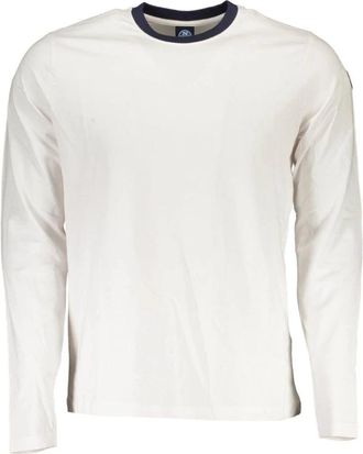 North Sails Wei&szlig;es Baumwoll-Rundhals-T-Shirt - - Tops - Herren - Wei&szlig; - 2XL