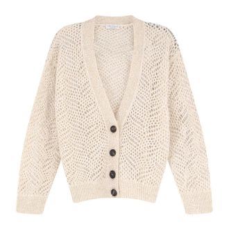 Brunello Cucinelli Cardigan - - Knitwear - Damen - Beige - XL