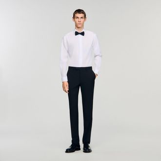 Sandro Hose mit satinierten Details