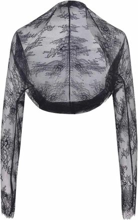 Alberta Ferretti Femme, Blouses et Chemises, Noir, Taille: 40 FR Lace Blouse