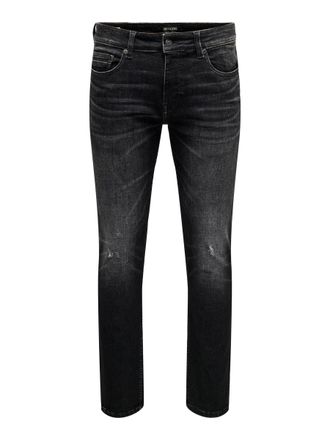 Only & Sons Male Slim Fit Jeans ONSLOOM Niedrige Taille Slim Fit Jeans