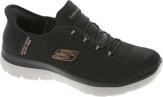 Skechers Damen Freihändige Slip-Ins Summits Classy Night, Schwarz Rotgold, 38 EU Weit