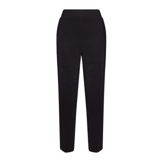 Elena Miro Straight Leg Pull-On Hose mit elastischem Bund - - Trousers - Damen - Blau - M