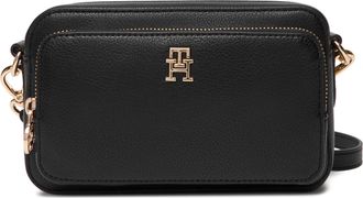 Tommy Hilfiger Handtasche Tommy Hilfiger Th Icon Camera Bag AW0AW18120 Schwarz