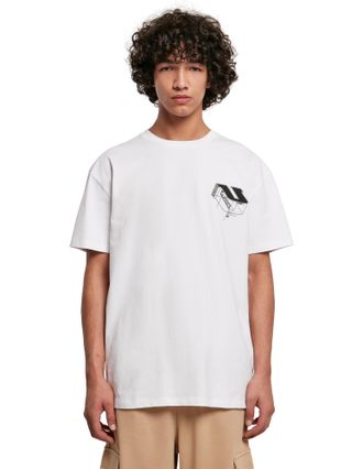 Urban Classics Herren Organic Constructed Tee T-Shirt, White, L