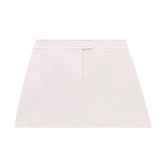 Courr&egrave;ges Femme, Jupes, Rose, Taille: 40 FR Reedition Vinyl Mini Skirt