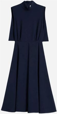 Aspesi Femme, Robes, Bleu, Taille: 40 FR Robe Cady avec Col Anneau