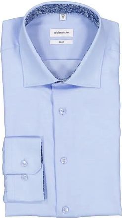 Seidensticker Seidensticker Herren Hemd blau Baumwolle