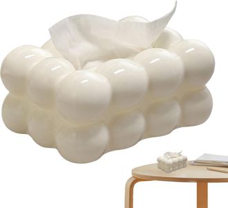 Generic Taschentuchbox Bubble, 13x19.5cm Gesichtspapier Organizer Spender, PP Kreativ Kosmetikt&uuml;cher Box, Zuckerwatte Tissue Box, Niedliche Tissue Boxs, Dekor