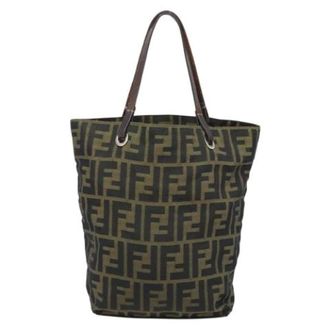 Fendi Sac cabas en cuir pr&eacute;-poss&eacute;d&eacute; - Femme - Pre-owned - Brun - Taille: ONE Size