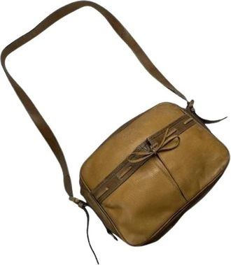 Loewe Sac bandouli&egrave;re vintage Madrid Pre-owned - Flamenco - Femme - Pre-owned - Beige - Taille: ONE Size