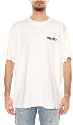 Dickies Homme, Tops, Blanc, Taille: S Burns Tee SS