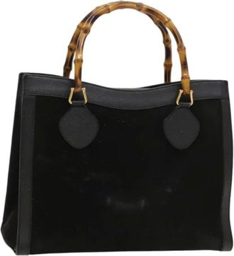 Gucci Pre-owned Daim sacs-main - Femme - Pre-owned - Noir - Taille: ONE Size