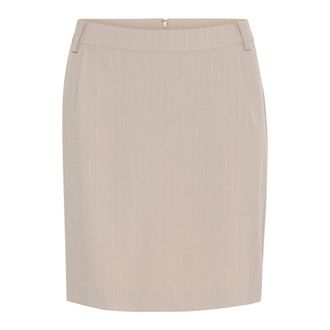 Cream Eleganter Nadelstreifenrock - - Skirts - Damen - Beige - L