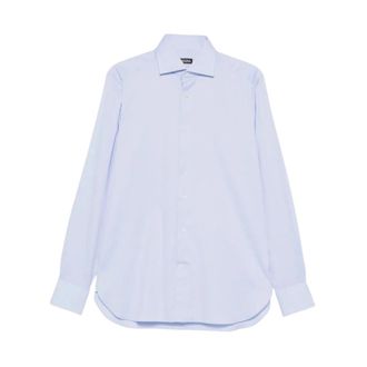 Ermenegildo Zegna Chemise habill&eacute;e &agrave; manches longues - Homme - Chemises - Bleu - Taille: XL