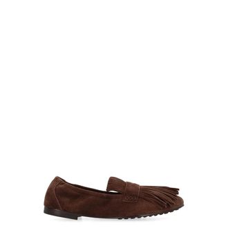 Tory Burch Femme, Chaussures, Brun, Taille: 37 EU Mocassins &agrave; pampilles