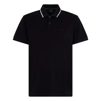 HUGO BOSS Paddy Slim-Fit Polo - - Tops - Herren - Schwarzk - L