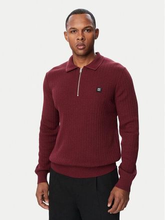 HUGO BOSS Pullover 50570380 Dunkelrot Regular Fit