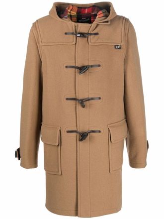 Gloverall Dufflecoat mit Kapuze - Braun