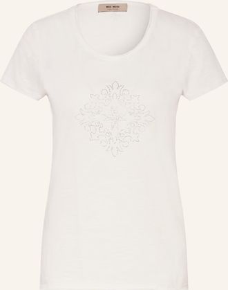 Mos Mosh Mos Mosh T-Shirt Mmsherri Mit Schmucksteinen weiss