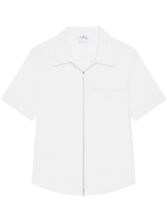 Courrèges Popeline-Hemd - Weiß