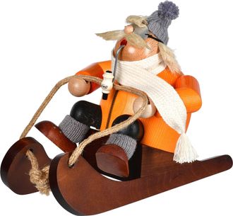 KWO Olbernhau R&auml;ucherm&auml;nnchen Rodler Andi - 16 cm