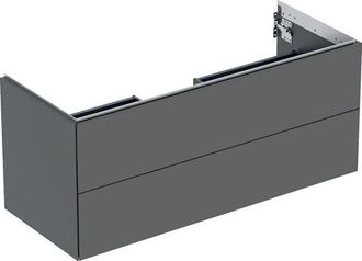 Keramag Geberit ONE Waschtischunterschrank, 2 Schubladen