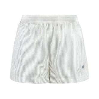 Stella McCartney Gestickte Seidenshorts - - Shorts - Damen - Wei&szlig; - S