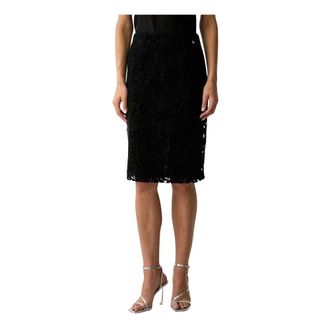 Twinset Bleistift-Spitzenrock - - Skirts - Damen - Schwarzk - M