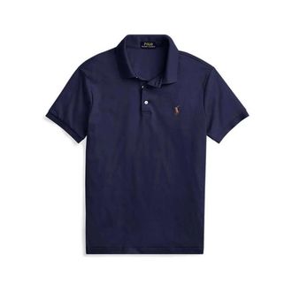 Polo Ralph Lauren L&auml;ssiges Baumwoll-T-Shirt - - Tops - Herren - Blau - L