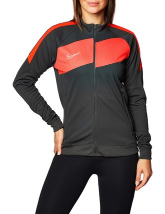 Nike Nike Damen Womens Academy Pro Knit Track Jacket, grau - rot, BV6932-068, XL