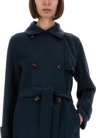 Max Mara Sem Coat - Blue