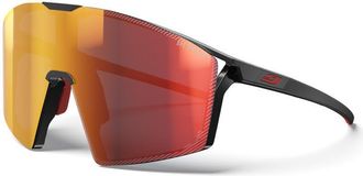 Julbo Unisex Edge Sonnenbrille, Matt Schwarz/Rot, One Size