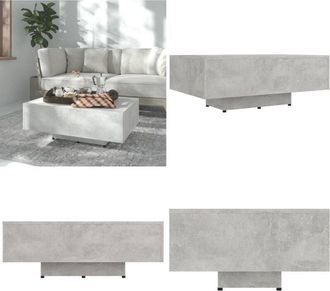 vidaXL Vidaxl - Couchtisch Betongrau 85x55x31 cm Holzwerkstoff - Couchtisch - Wohnzimmertisch - Holzt Tisch - Beton Grau - Moderner Couchtisch - Home &