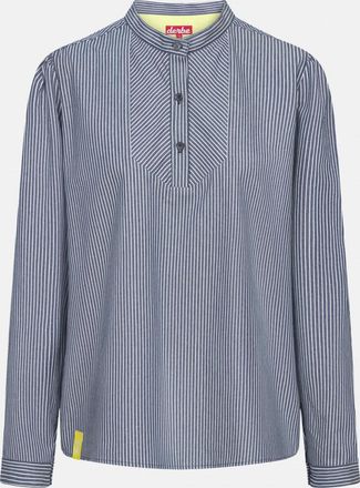 Derbe Derbe Fishers Bluse Damen Wei&szlig; Blau