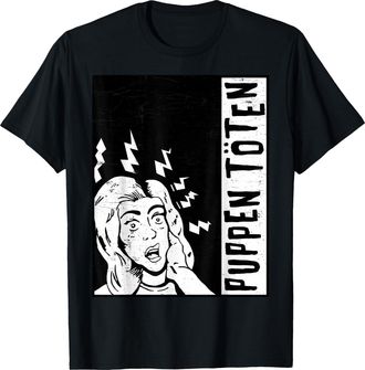 Piss & Vinegar PUPPEN TÖTEN Punk-Grafik T-Shirt
