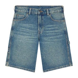 Dickies 958 13 Pouces Jean Court Ample - Homme - Shorts - Bleu - Taille: W28