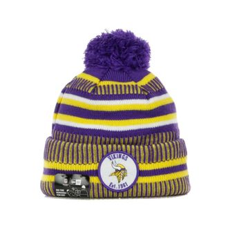 New Era Sportgestrickte Pom Pom M&uuml;tze Original Teamfarben - - Accessories - Herren - Mehrfarbig - ONE SIZE