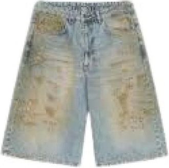Flaneur Fl&acirc;neur, Homme, Shorts, Bleu, Taille: W32 Denim Shorts