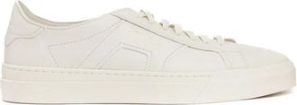 Santoni Homme, Chaussures, Blanc, Taille: 40 EU Baskets Double Buckle