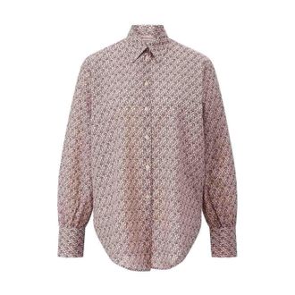 Massimo Alba Hemdbluse Anna mit Muster