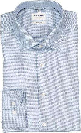 Olymp Herren Hemd blau kariert