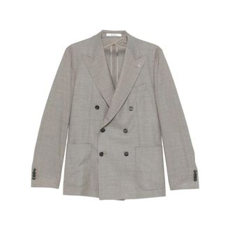 Tagliatore Double-Breasted Blazer - - Jackets - Herren - Grau - 2XL