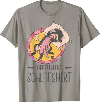 Jimbeels Offizielles Schlafshirt | Dackel Hunde Spruch Welpen Teckel T-Shirt