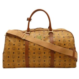 MCM unisex, Pre-owned, Brun, Taille: ONE Size Sac Week-end en Plastique Pre-owned