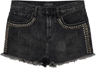 AllSaints Femme, Shorts, Noir, Taille: W29 Heidi Denim Shorts